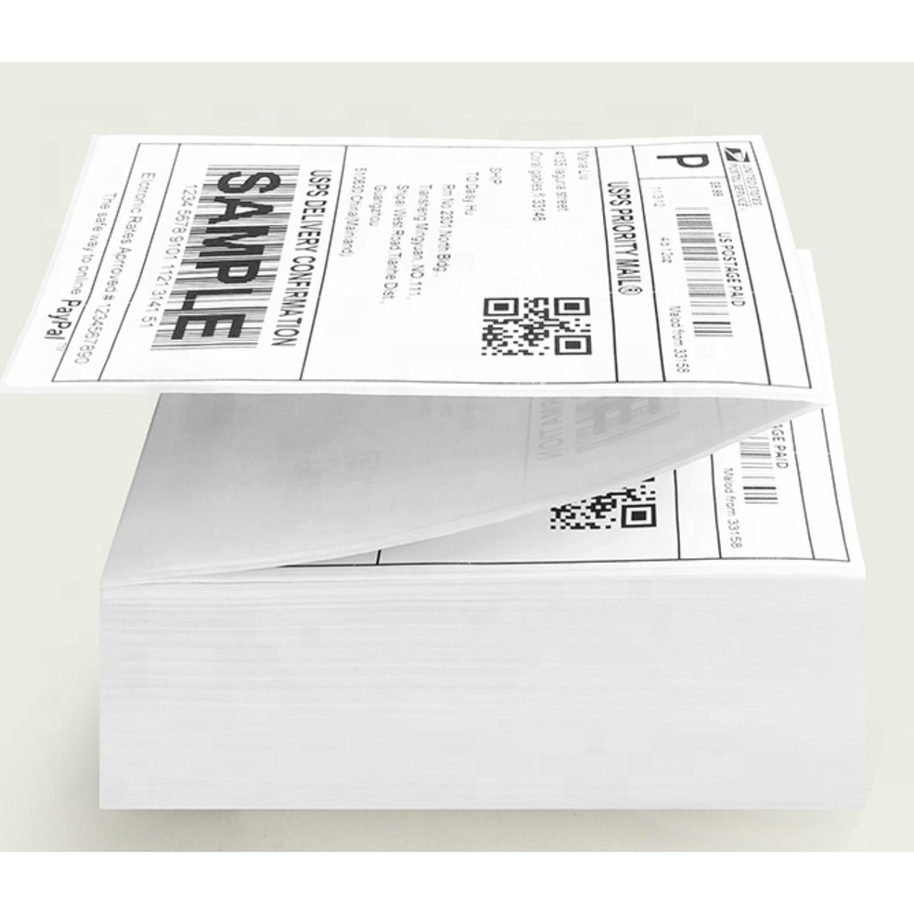 A6 Waybill Thermal Sticker for Shopee 500sheets Fanfold 100x150MM ...