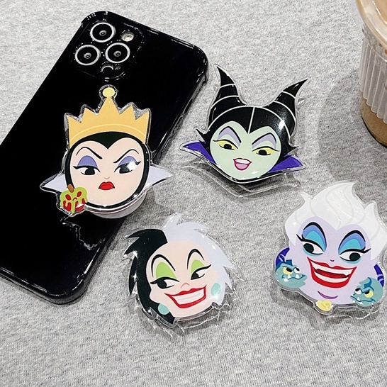 Disney Villain Mobile Phone Stand Ura Black Witch Poison Queen White ...