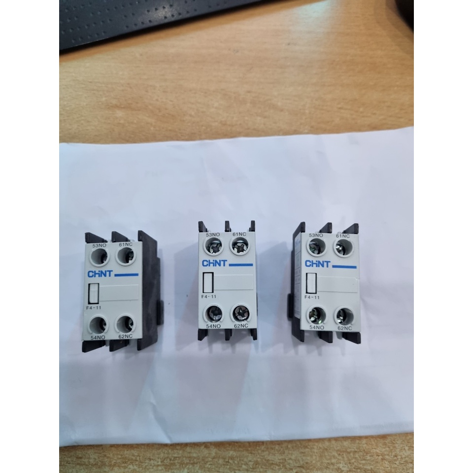 Chint Auxiliary contact l 1N0+1NC F4-11 (genuine product) | Shopee Philippines
