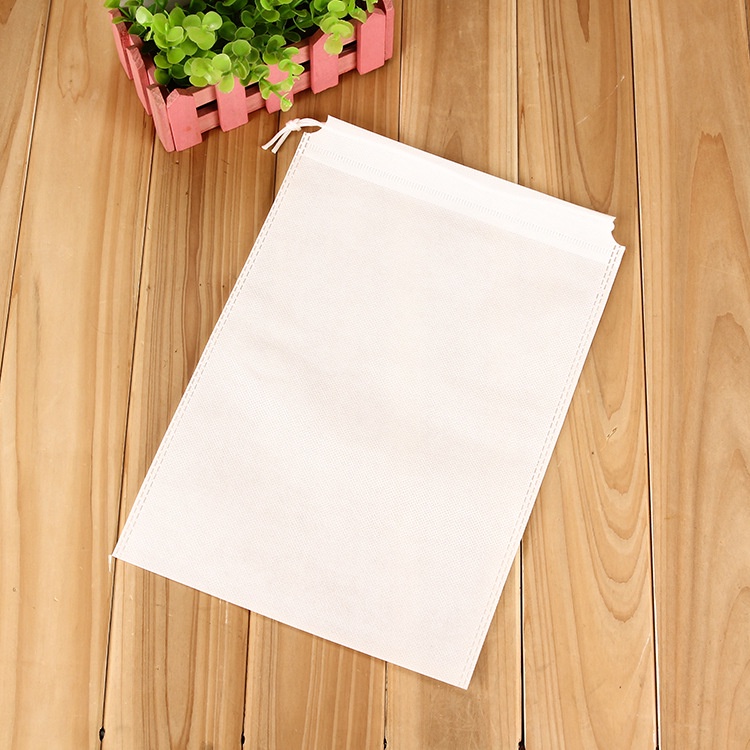Eco Bag Drawstring Pouch Non-woven Travel Shoe String bag Dustproof ...