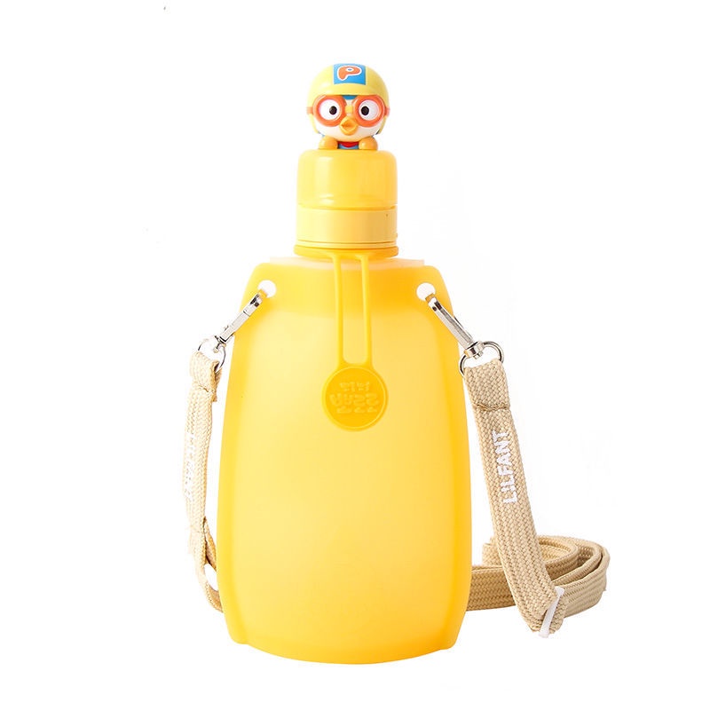 PRE ORDER Bottle Drink Kids Pororo (Silicone Straw Bottle) | Shopee ...