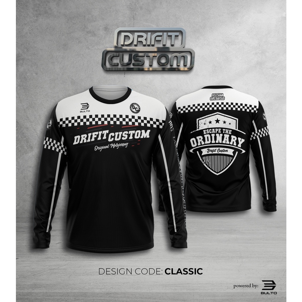 DRIFIT CUSTOM MOTO JERSEY - CLASSIC | Shopee Philippines