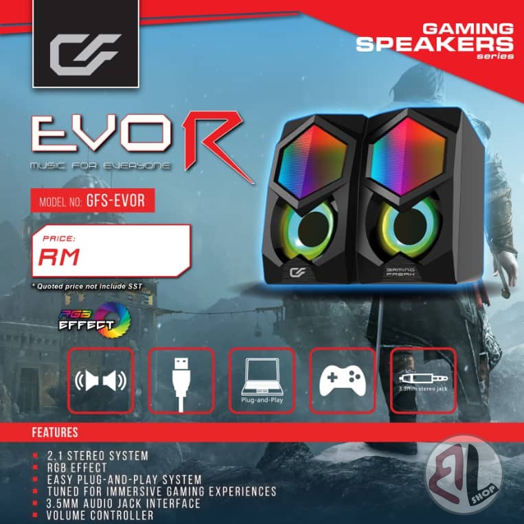 Official Avf Gaming Freak Evo R Colorful Rgb 3.5mm Audio Input Usb ...