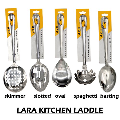 Stainless Steel Lara Kitchen Ladles - Serving Spoon | Shopee Philippines