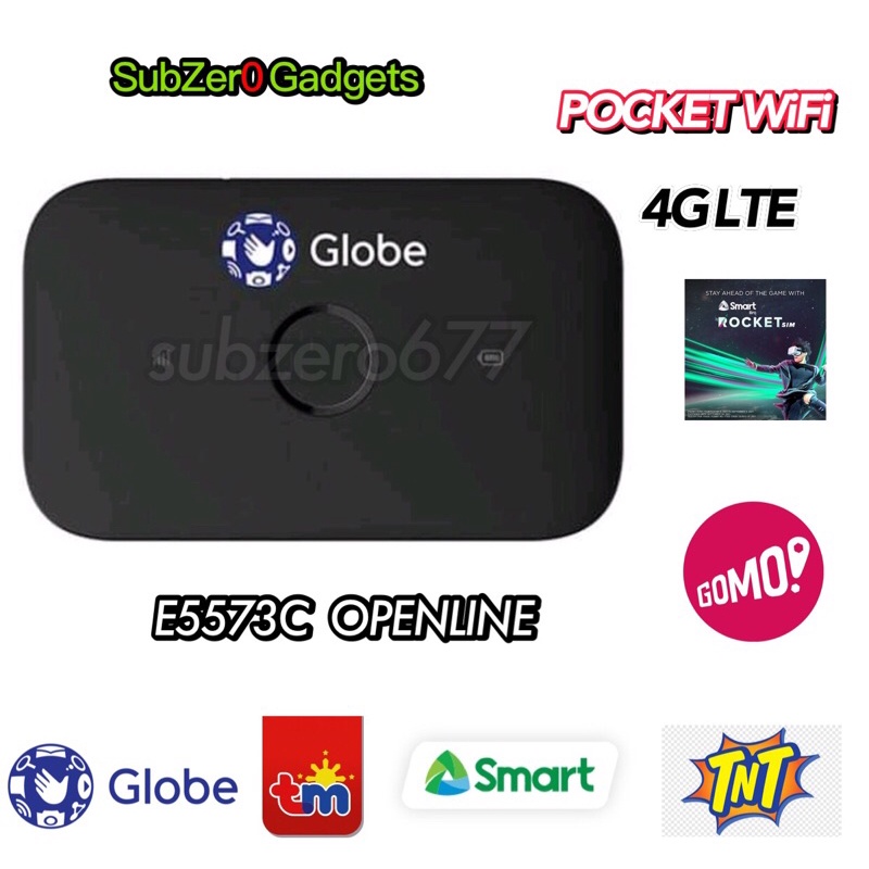 GLOBE POCKET WIFI E5573C 4G LTE OPENLINE/UNLOCKED ( WLAN/ WiFi Extender ...
