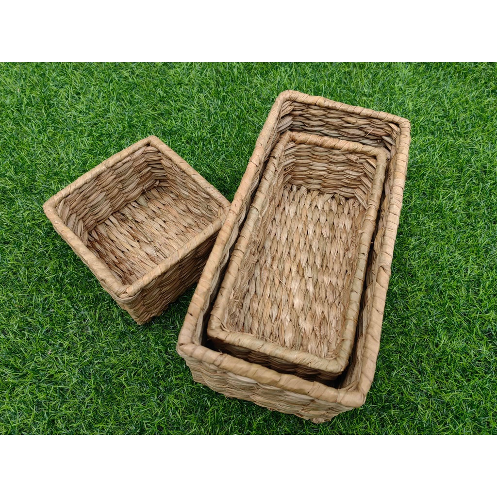 Native Abaca Basket Organizer Native Storage Basket Tissue Box Bathroom ...