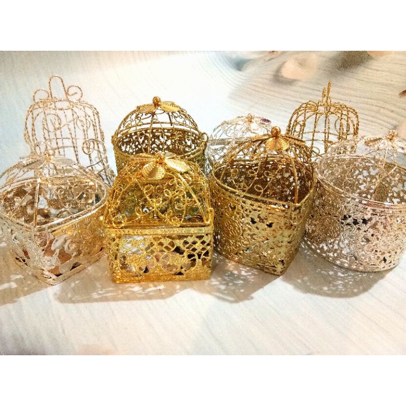 Wedding Arrhae/ Coin Basket/ Aras (Silver and Gold) | Shopee Philippines