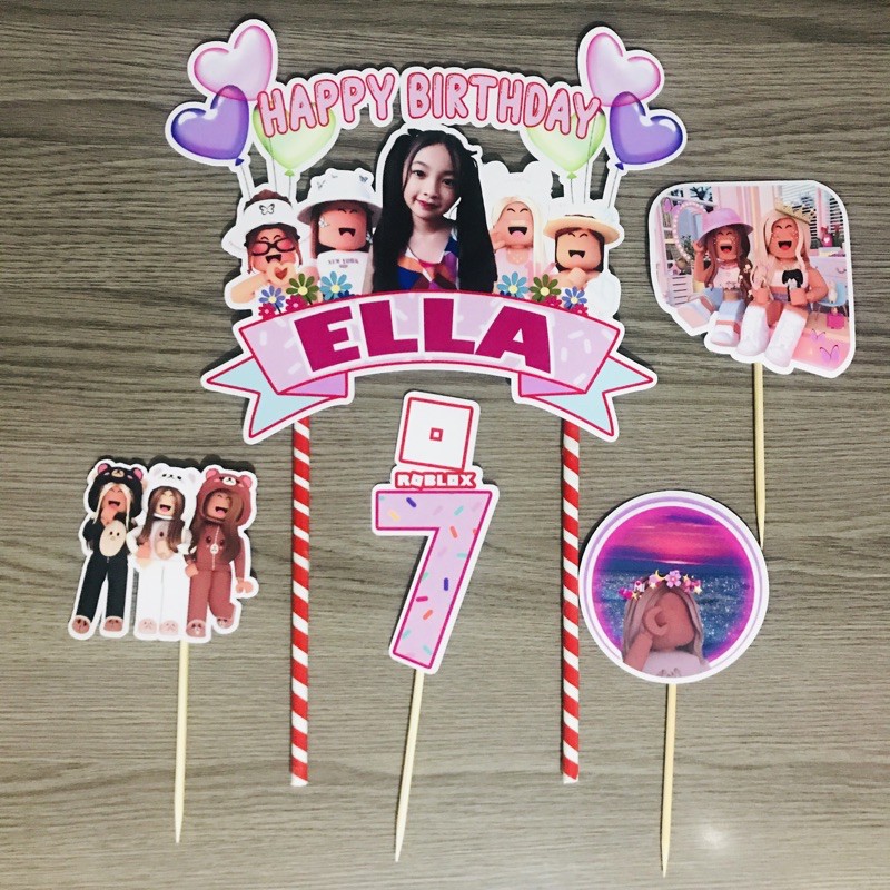 ROBLOX Robloxs Cake and Cupcake Topper Set | Shopee Philippines