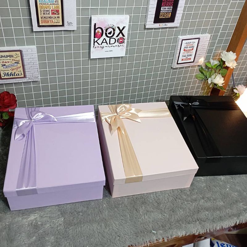 Plain Ribbon Box By Box Gift Banjarmasin | Shopee Philippines