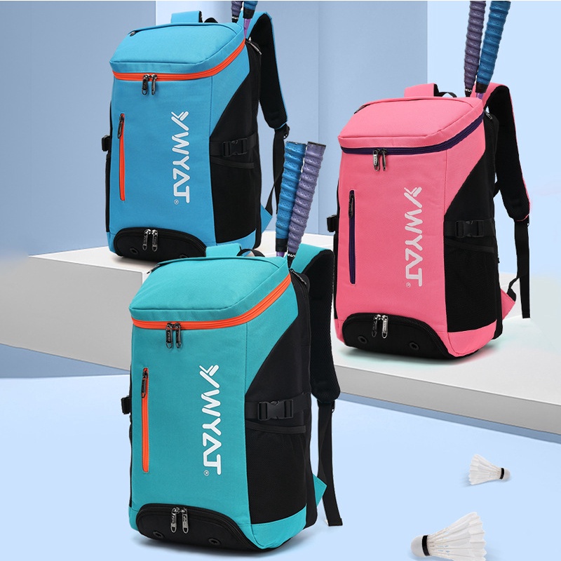 YWYAT 3Pcs Badminton Rackets Backpack With Shoes Compartment Badminton ...