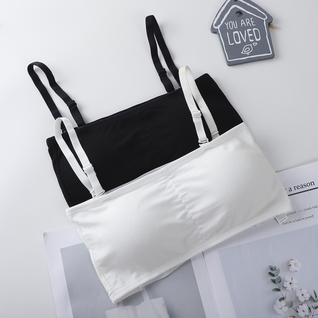 Summer New Strapless Bra and Undershirt Wrapped Chest Removable ...