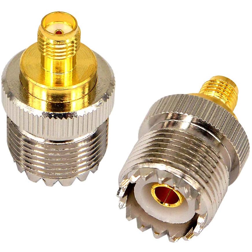 2pcs SMA-F Connector TO SMA N BNC UHF RPSMA SO239 PL259 male female straight RF Adapter ...