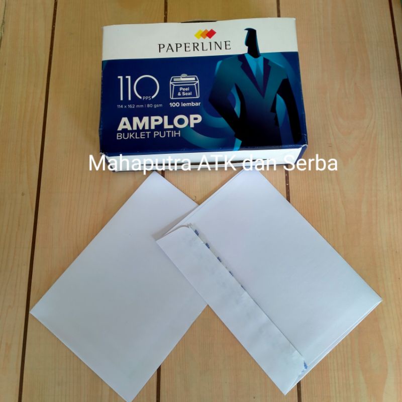 110 PAPERLINE Envelope / White Envelope | Shopee Philippines