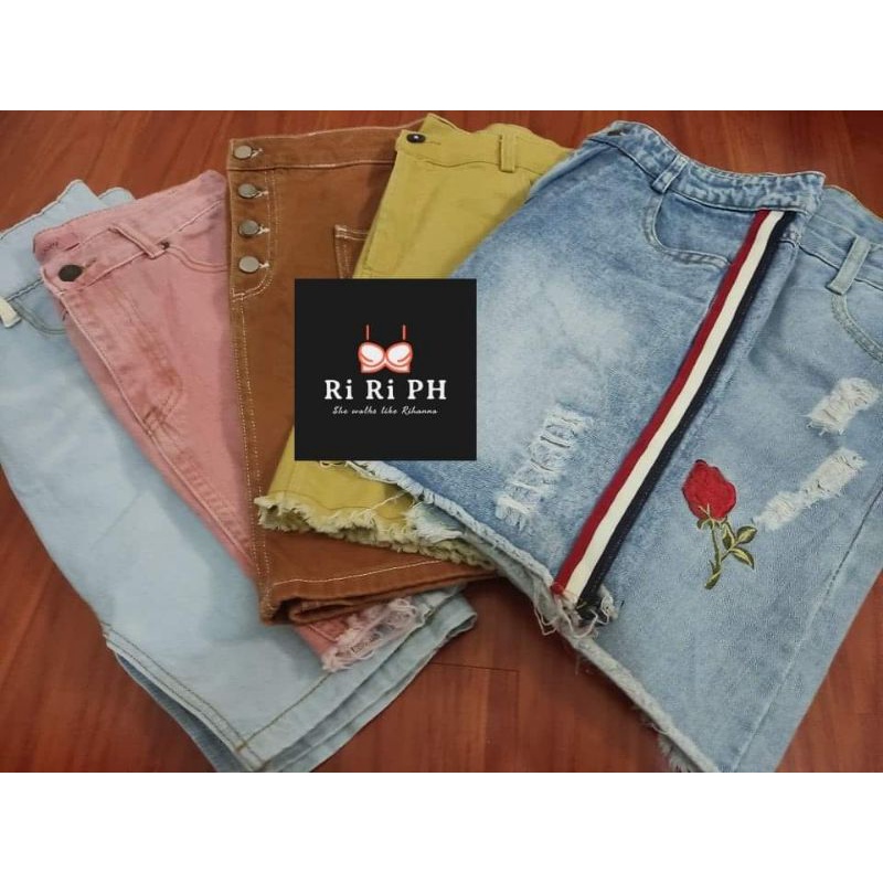 Bulk Checkout (11) - Denim Mini, Midi, Maxi Skirt/Skort | Shopee ...