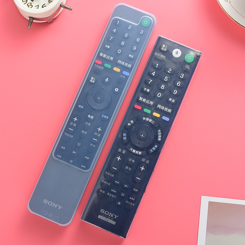 ♥Ready Stock♥SONY TV remote control protective cover HD dust-proof and ...