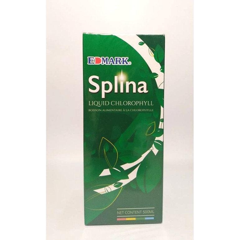 Edmark Splina Liquid Chlorophyll Drink 500ml (New Packaging) | Shopee ...