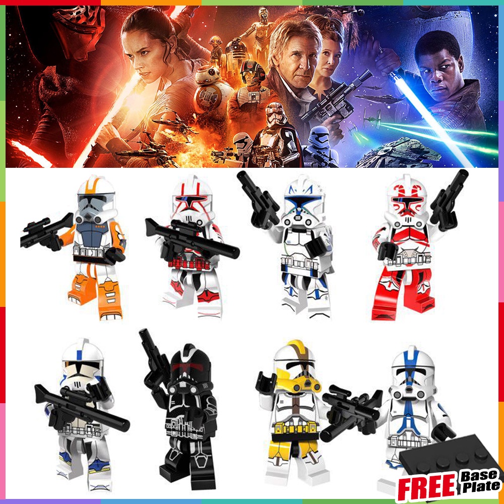 Clone Trooper Minifigures Imperial Stormtrooper Star Wars Imperial Army ...