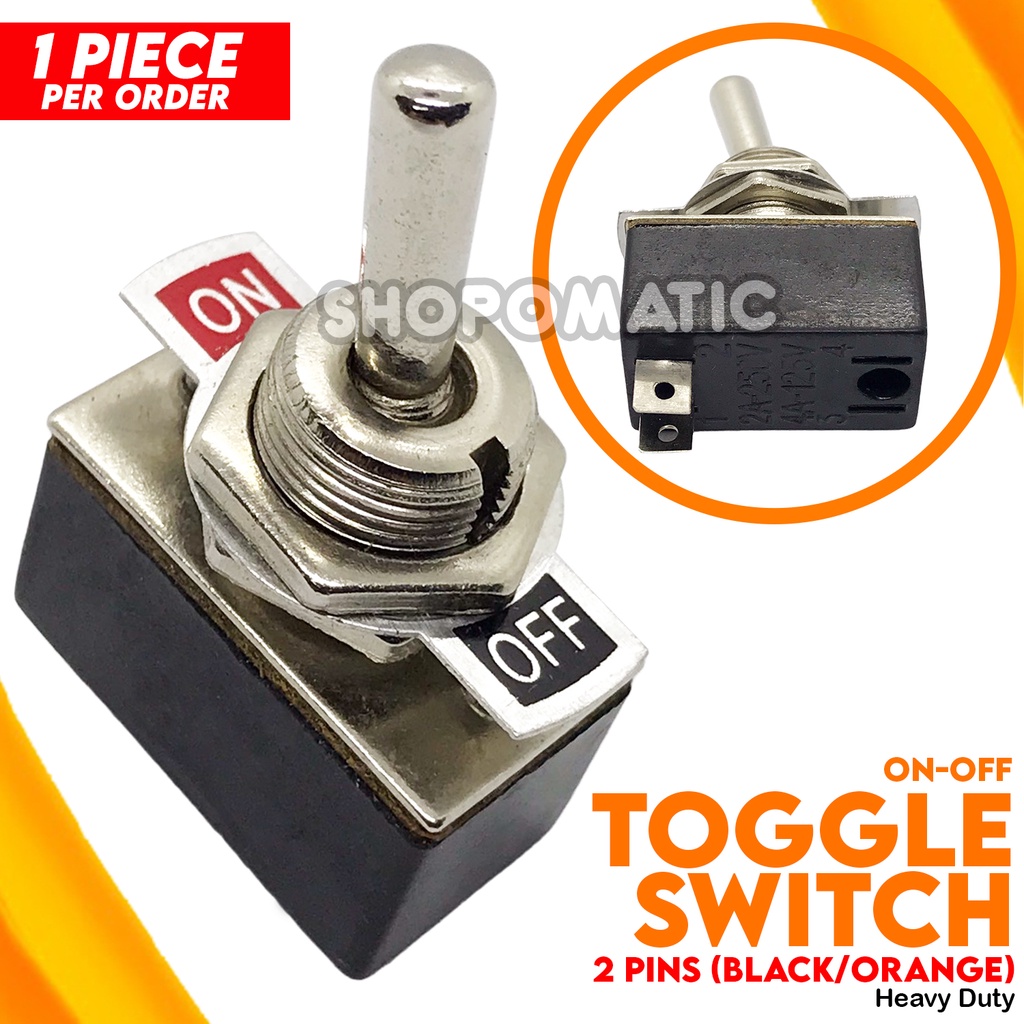🟧 Toggle Switch 2 pin ON-OFF Heavy Duty 🟧 | Shopee Philippines