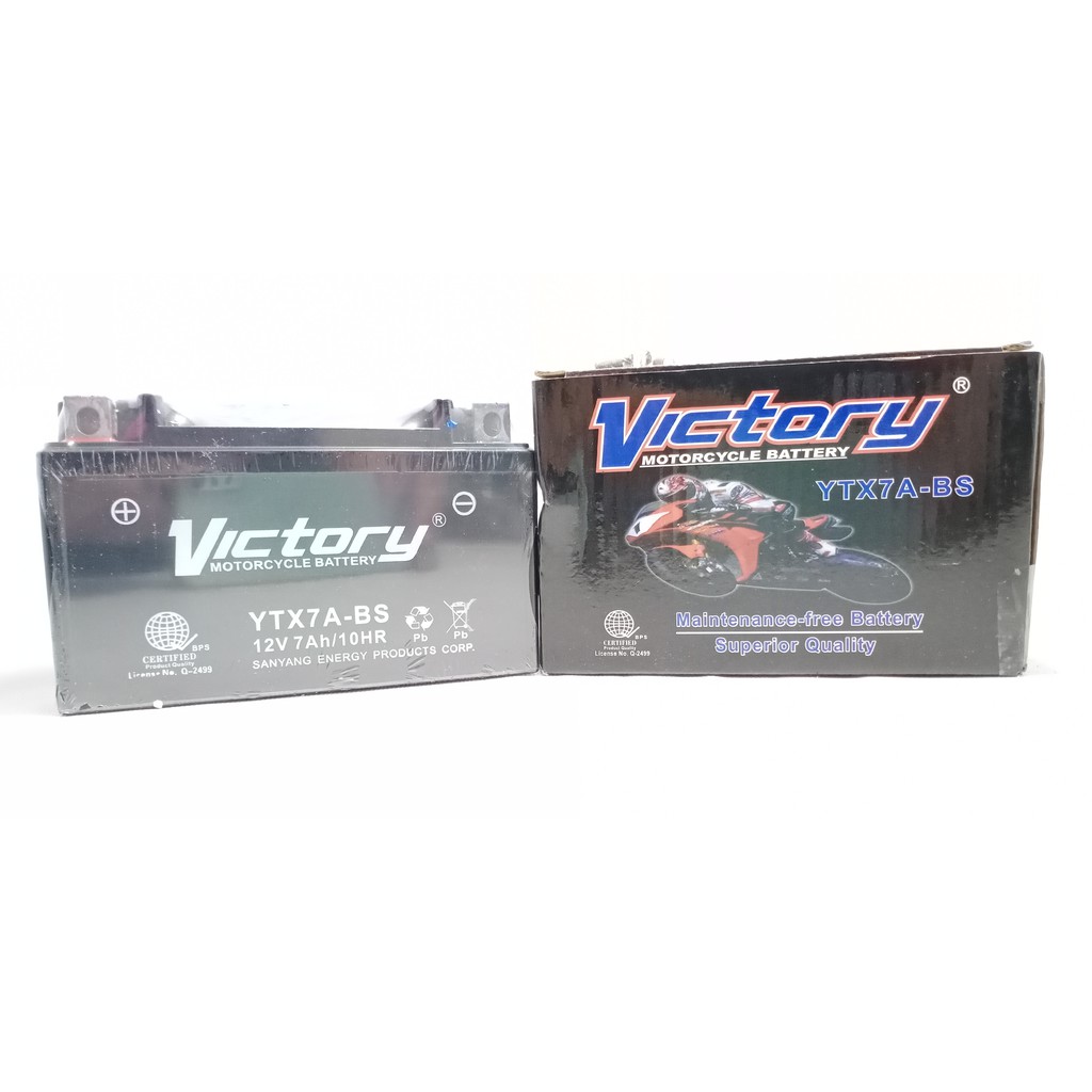 BATTERY VICTORY - YTX7A-BS (NOUVO) | Shopee Philippines
