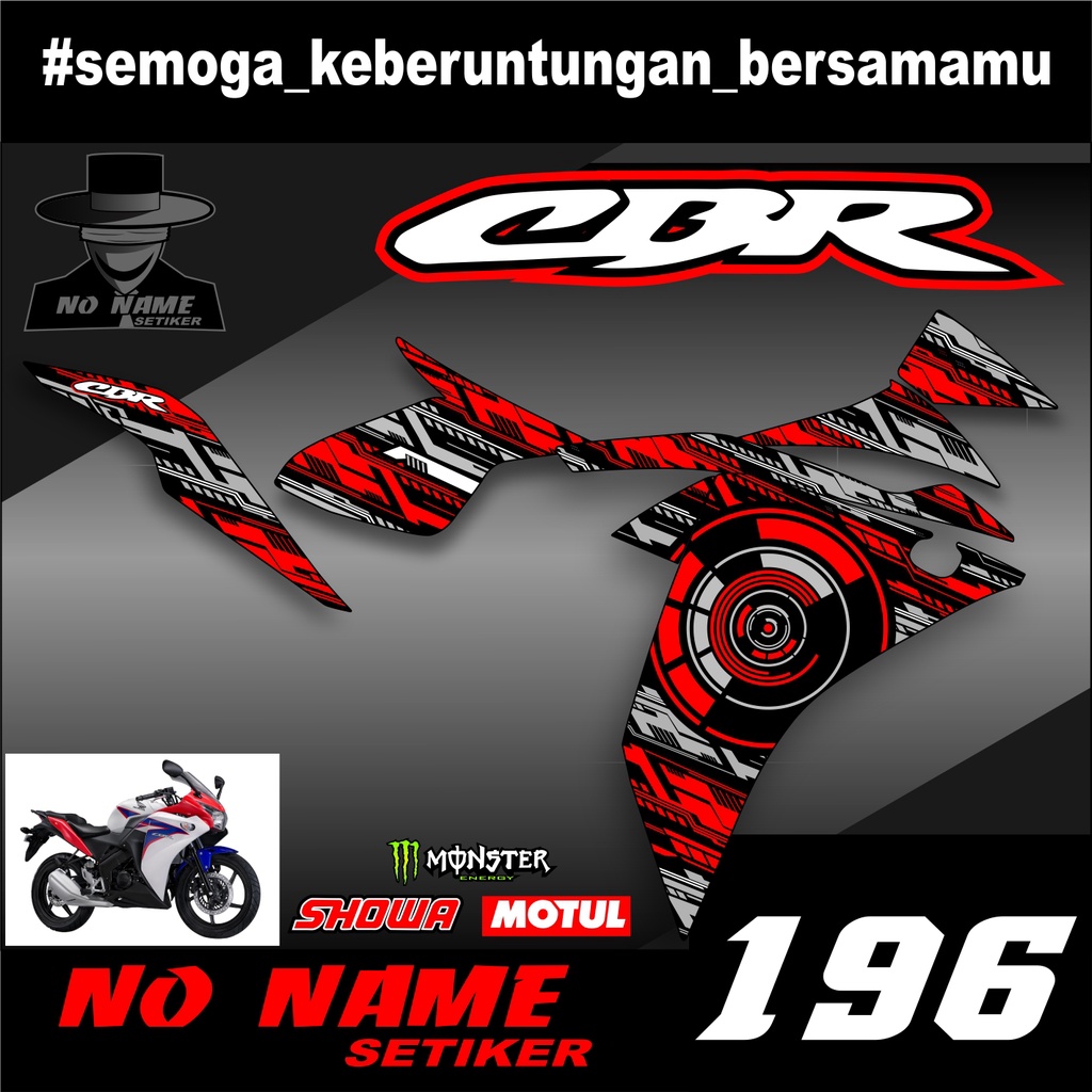 2011 New CBR 150 Variation Striping Sticker (196) - New CBR 150 ...
