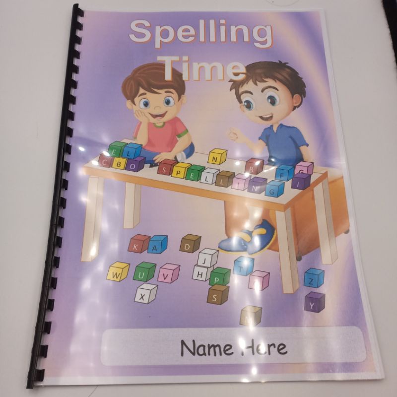 Personalized Spelling Workbook for kids | Shopee Philippines