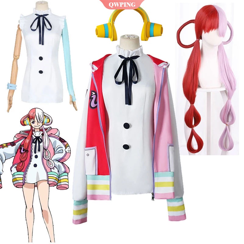 Anime ONE PIECE Shanks Daughter Singer Uta Princess Cosplay Costume ...