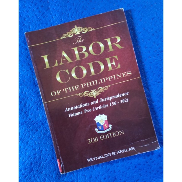 The Labor Code of the Philippines by Reynaldo Aralar | Shopee Philippines