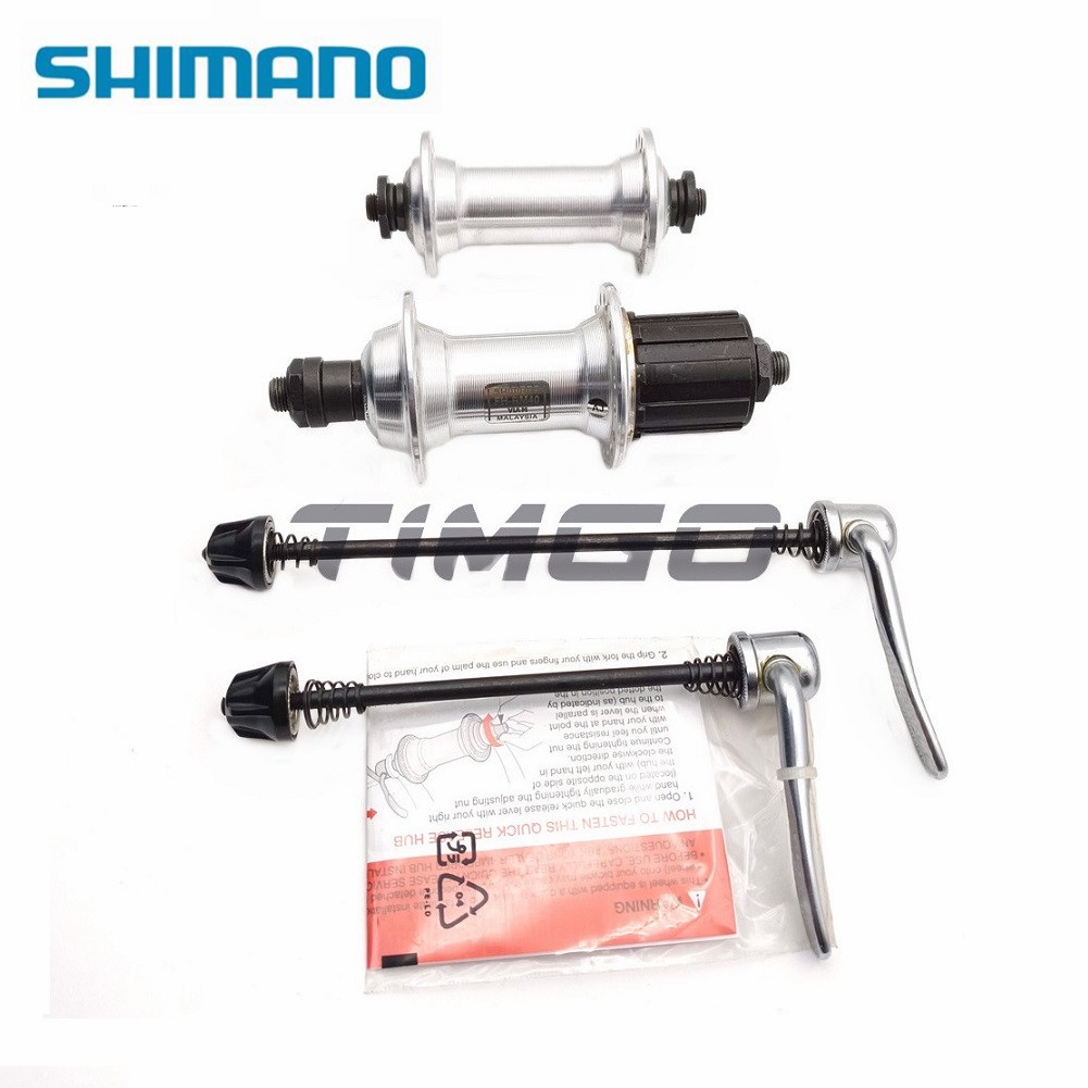Shimano FH-RM40 HB-RM40 MTB Mountain Bike Sier Front Rear Hubs V-Brake ...