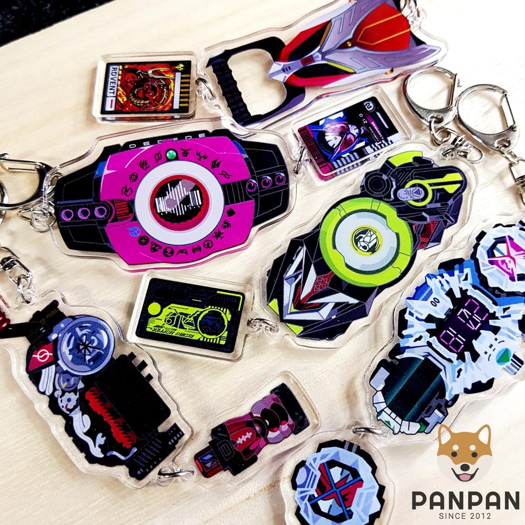 Kamen Rider Transformation Gear Hanging acrylic anime Keychain (6cm ...