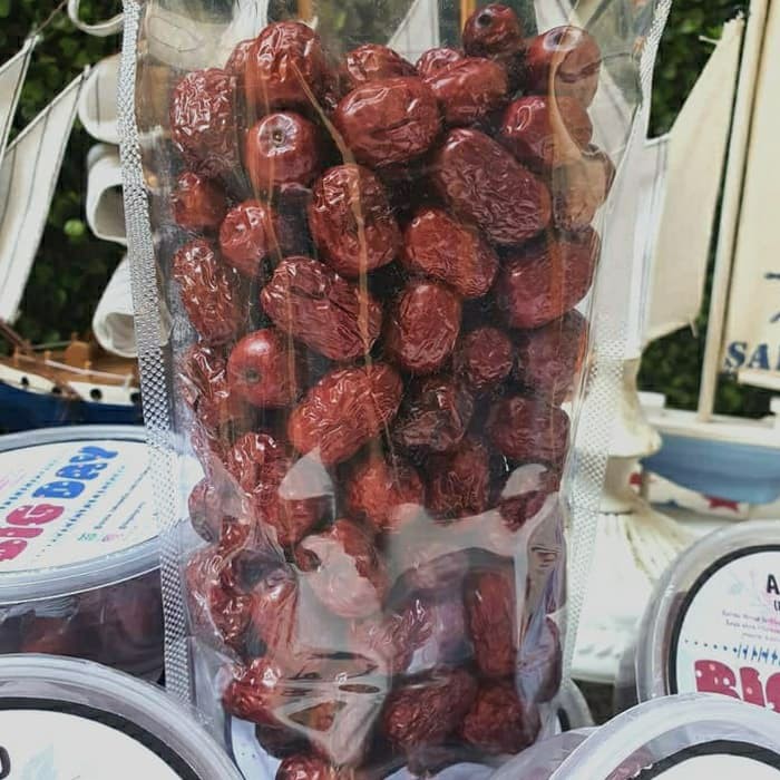 MERAH Angco 500gr Red Dates Fruit Red Dates Vitamin Platelet Enhancer ...
