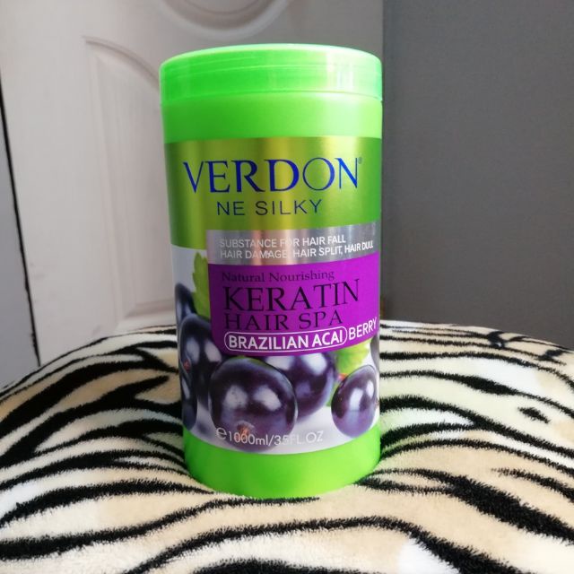 VERDON keratin hair treatment (ACAI BERRY) 1000ml | Shopee Philippines