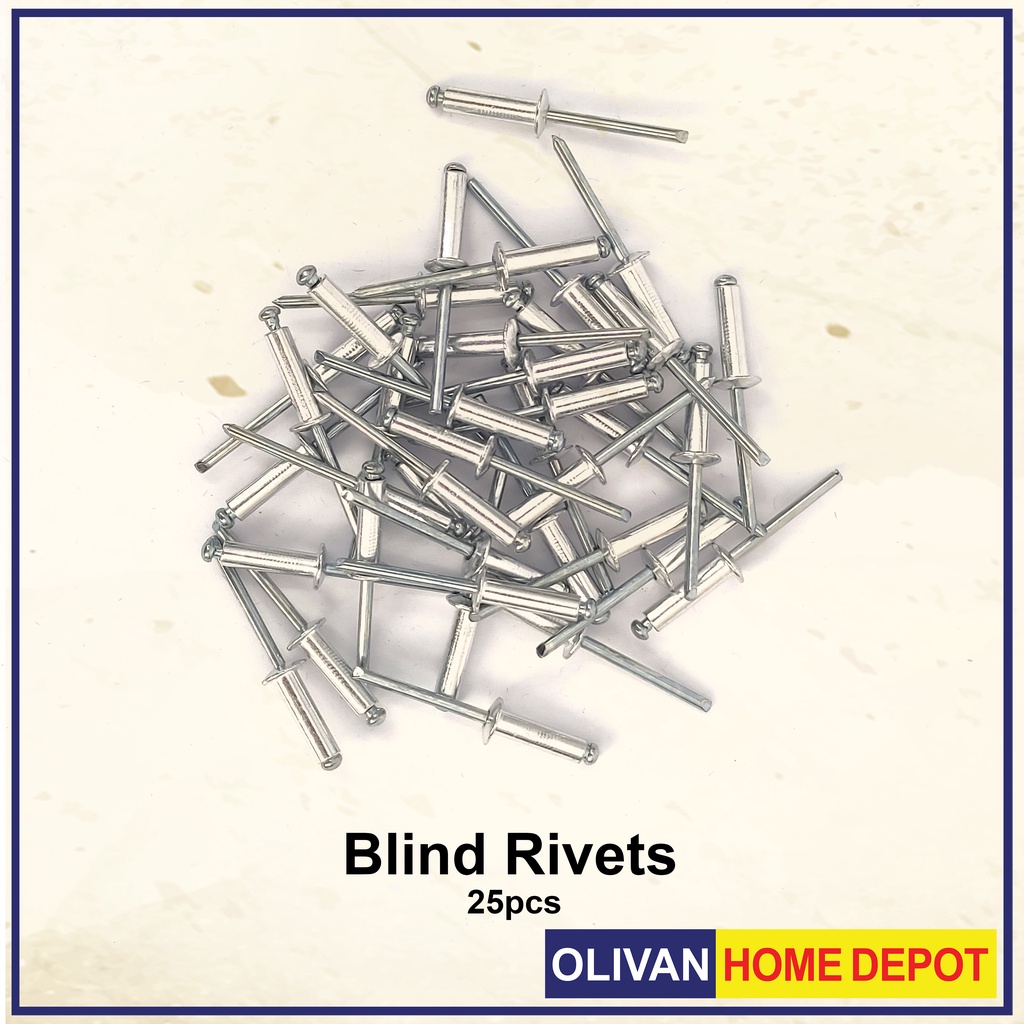 FIX PRO Aluminum Blind Rivets or Blind Pop Rivets (10 pieces) | Shopee ...