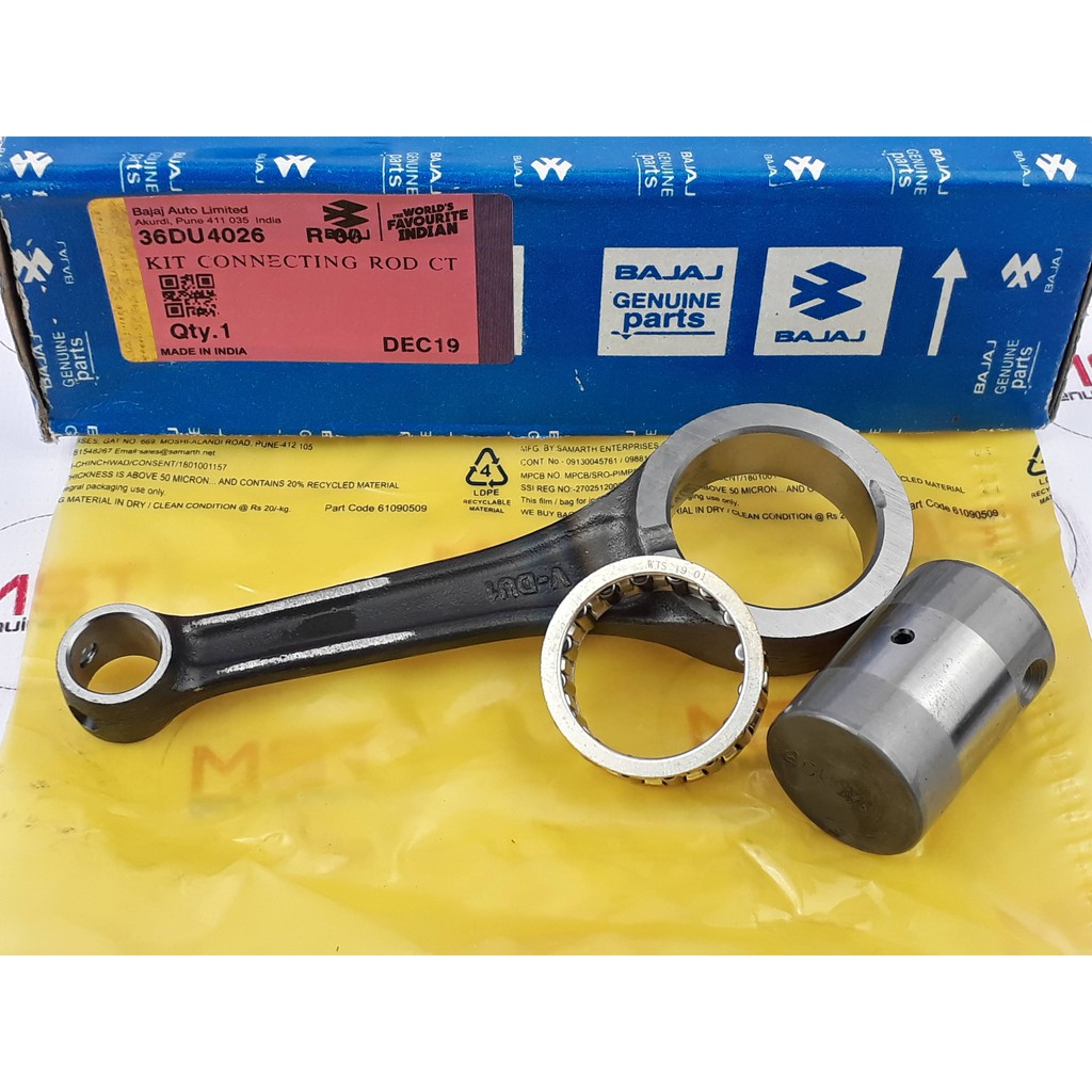 Connecting Rod Kit CT100 Bajaj Genuine Parts 36DU4026 (77) | Shopee ...