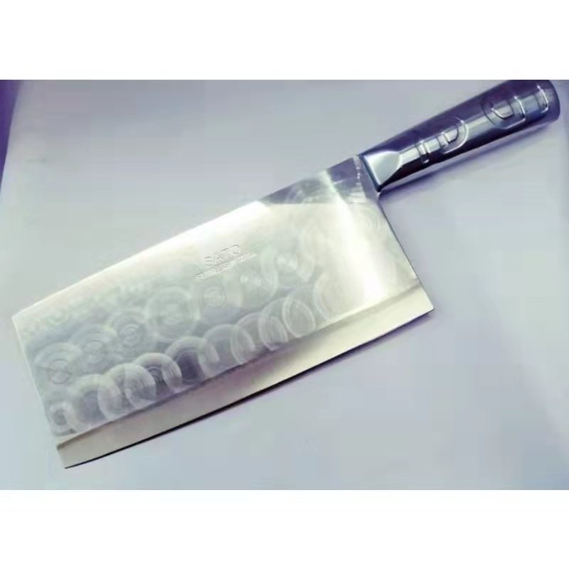 COD Heavy Duty Stainless Sato Butcher Knife Chopping Knife | Shopee ...