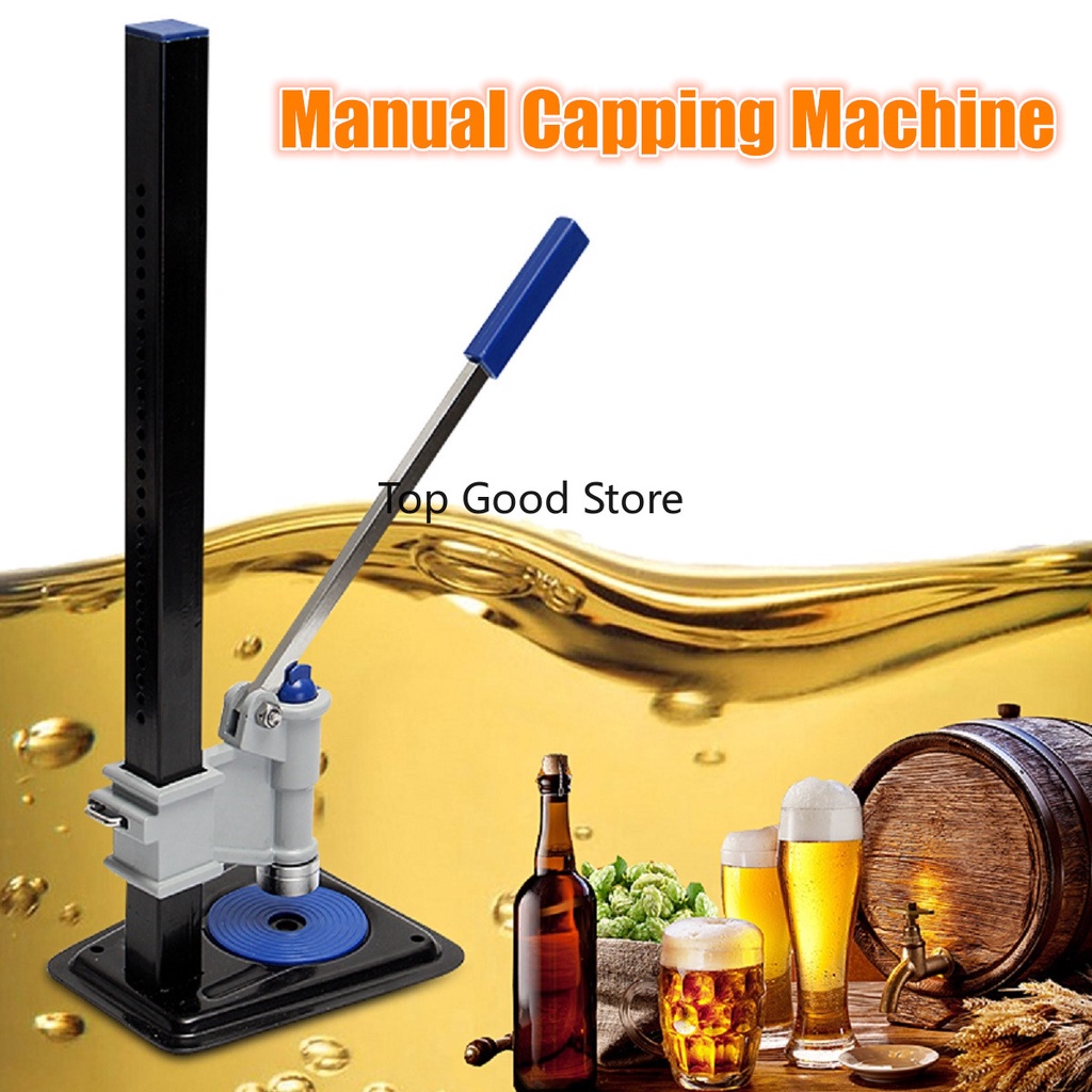 Beer Bottle Capper Auto Lever Bench Capper For Home Brew Keg Soda Crown ...