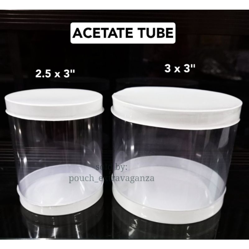 [5 PCS] Acetate Tube Round Giveaway Packaging | Shopee Philippines