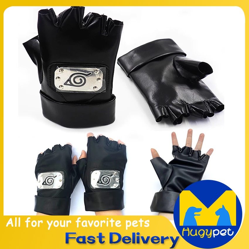 Naruto Hatake Kakashi PU Gloves Cosplay Prop Gloves Costumes Anime ...
