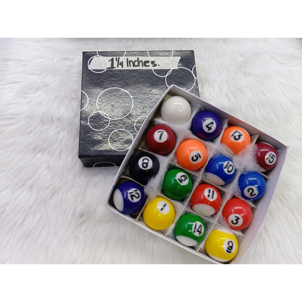 1 SET 1 1/4 INCHES TAIWAN BALL SET/ BOLA NG BILYARAN/BILLIARD ...