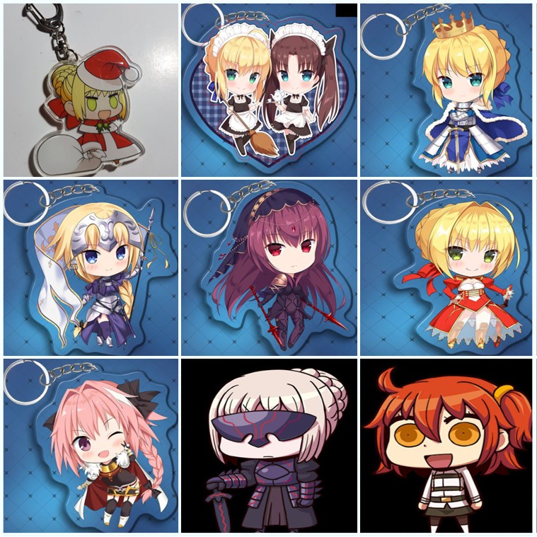 Fate Grand Order FGO Chibi Anime Acrylic Keychain | Shopee Philippines