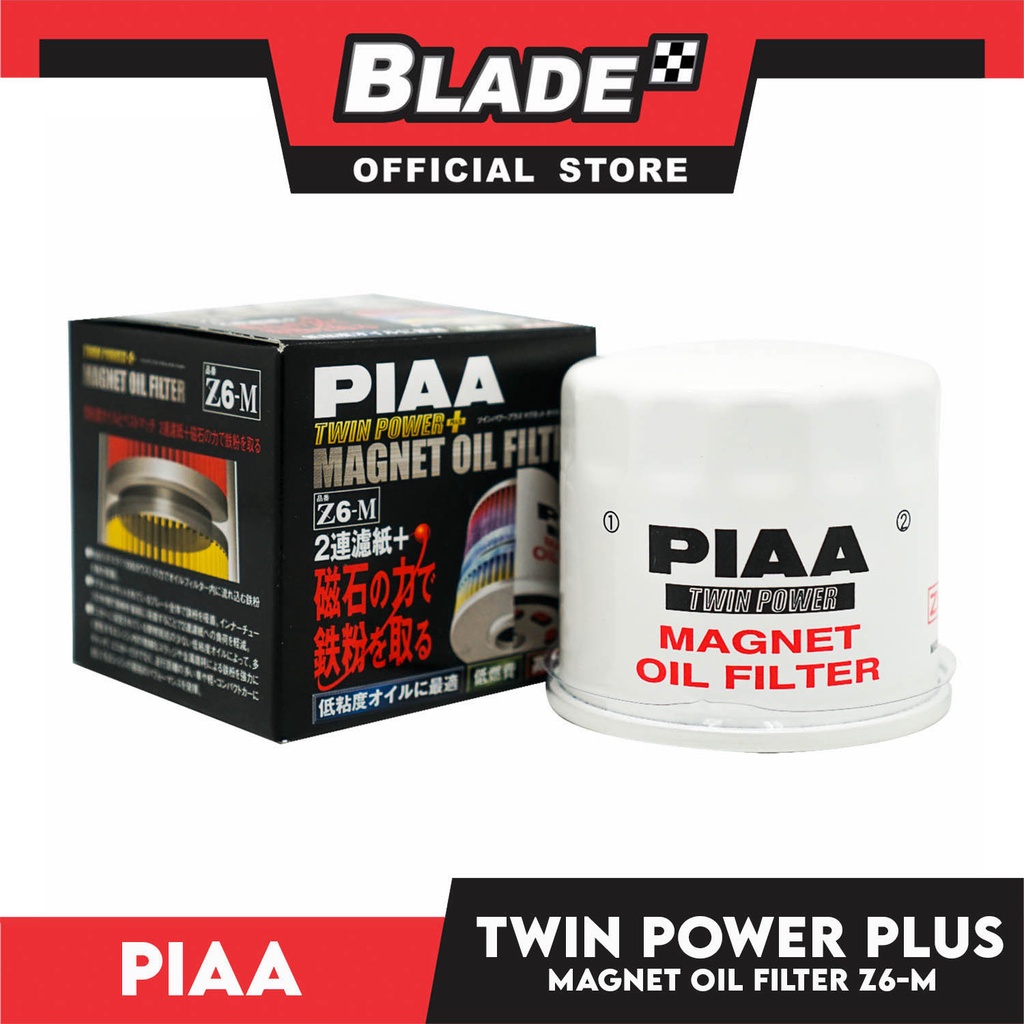 Piaa Twin Power Magnet Oil Filter Z6-M -Premium Quality Engine Oil Filter from Japan | Shopee ...