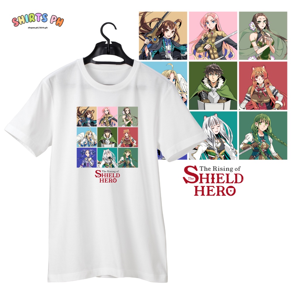 The Rising of the Shield Hero Naofumi Raphtalia Filo Anime Shirt Tshirt ...