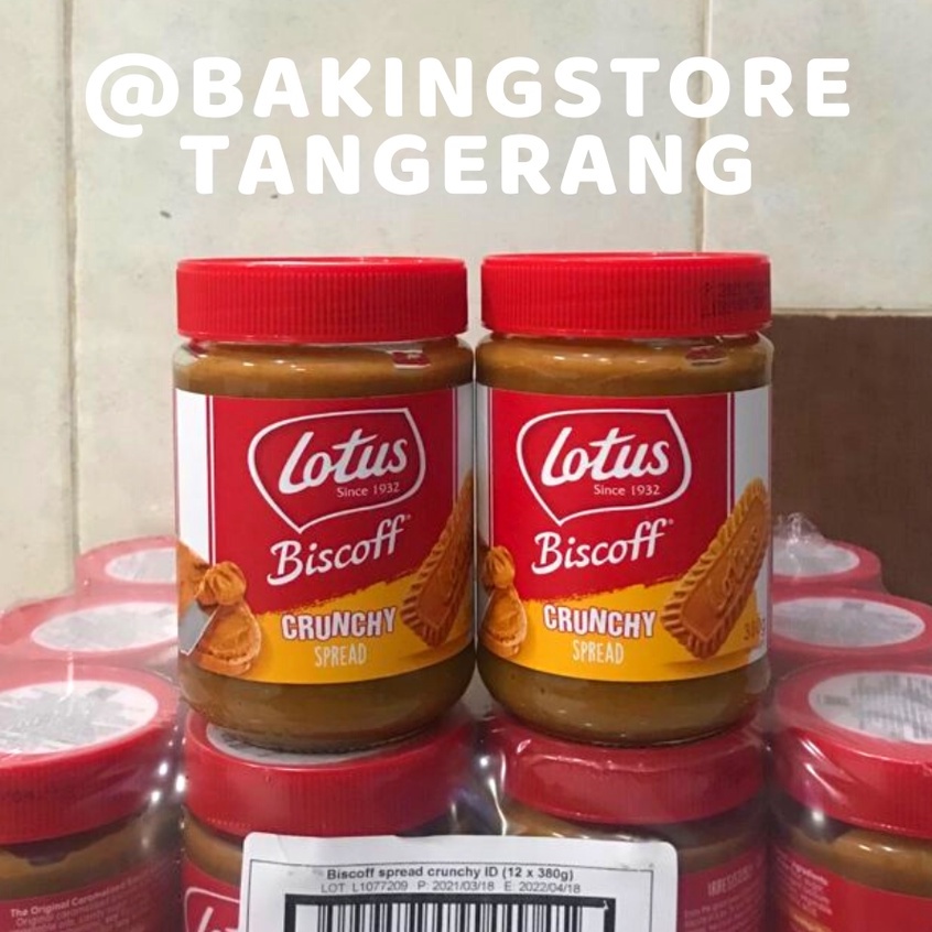 Lotus Biscoff Crunchy Spread 380 gr | Lotus biscoff Jam | Shopee ...