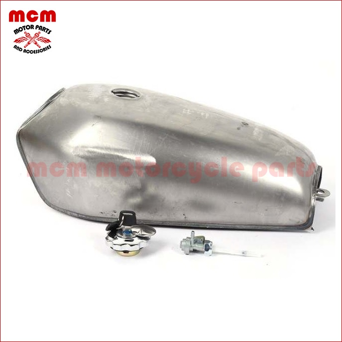 Cafe Racer Gas Tank Motorcycle Universal Vintage 9L Bare Metal ...