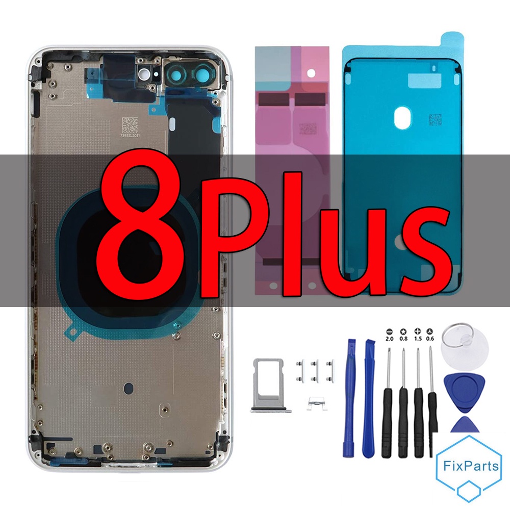 AAA+ quality Glass Body Housing for iPhone 8Plus Backshell Rear Battery ...