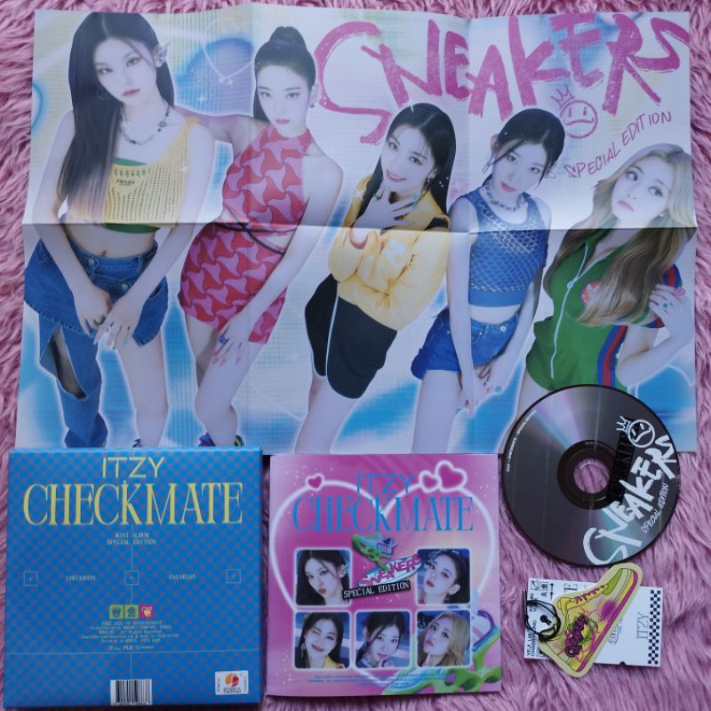 ONHAND ITZY CHECKMATE CHESHIRE UNSEALED OFFICIAL ALBUM RYUJIN YEJI LIA ...