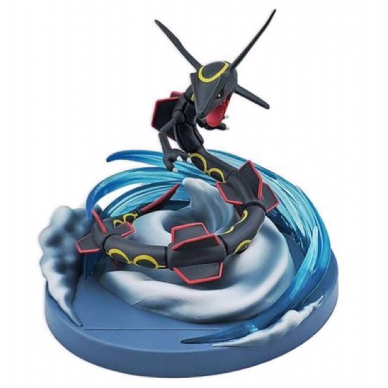 Kaiyodo Black Shiny Rayquaza Pokemon Figure - Pokemon TCG | Shopee ...