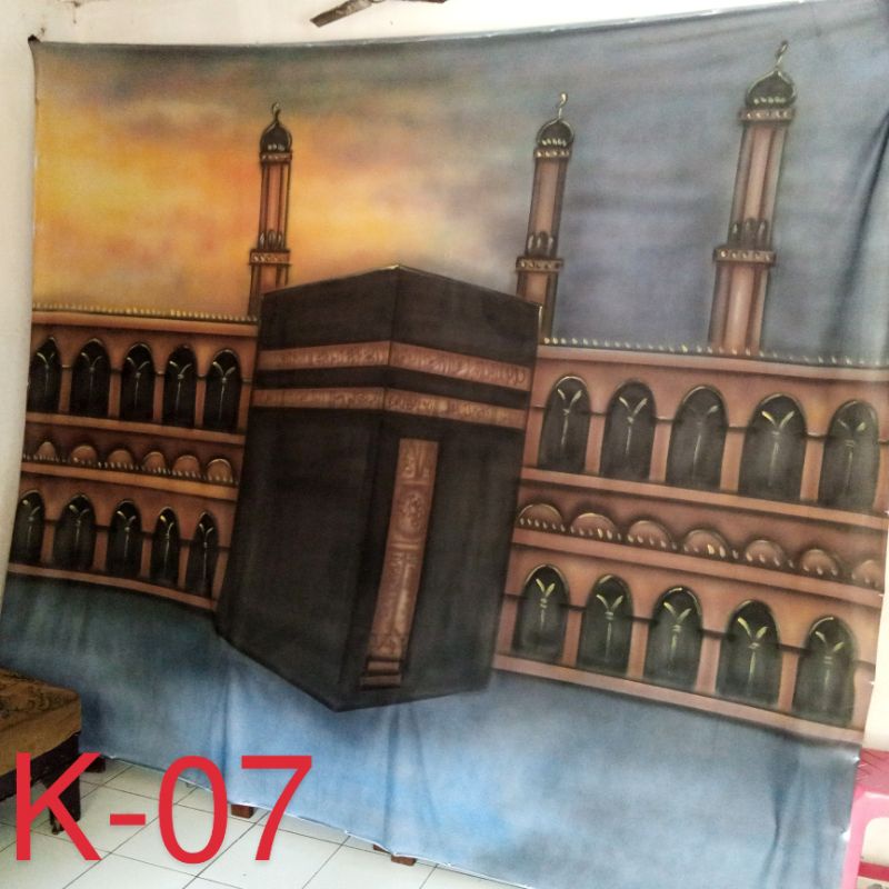 LAYAR Graduation Backdrop, Kaaba ritual graduation cloth background ...