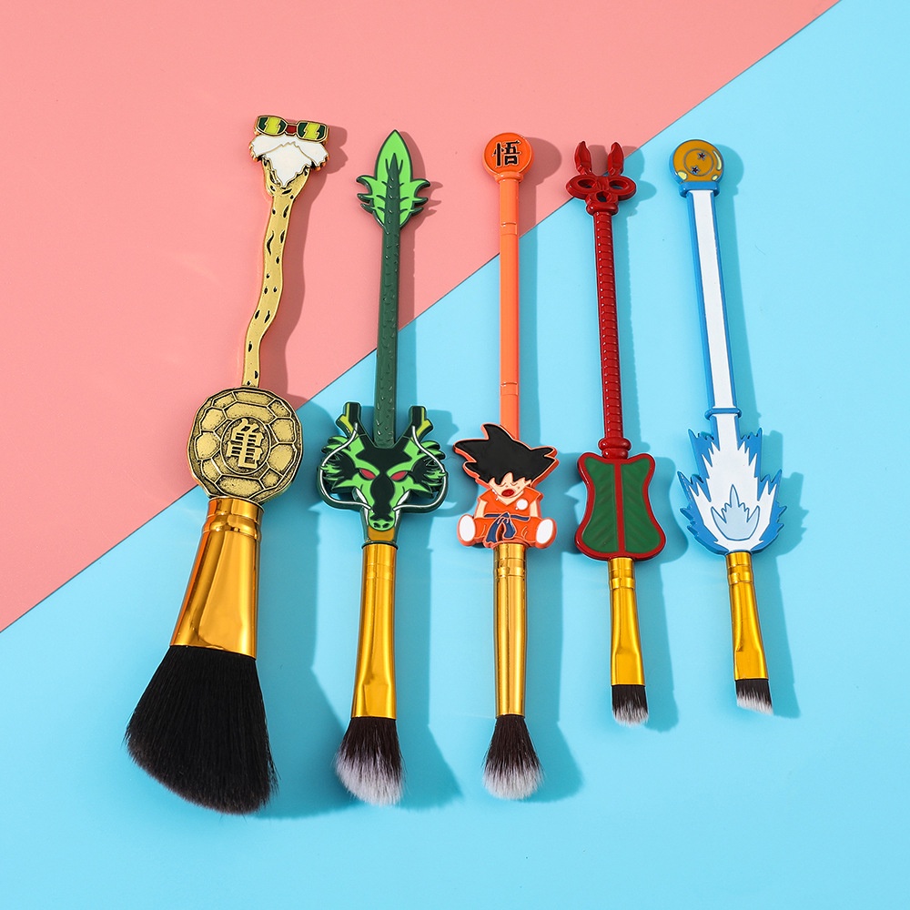 Dragon Ball Makeup Brush Set Anime Cartoon Merchandise Monkey King ...