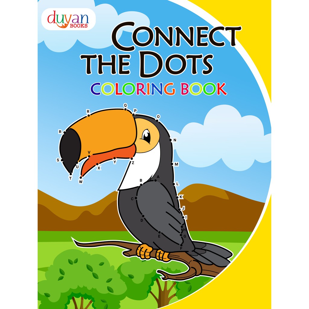 Connect the Dots Coloring Book (Alphabet) - Duyan Books | Shopee ...