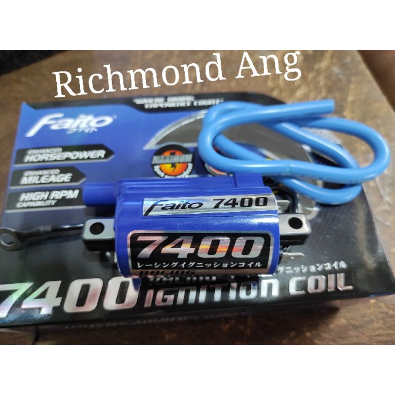 faito 7400 ignition racing coil hi power universal fi and carb type ...